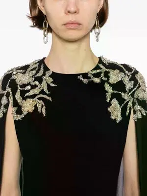 SAIID KOBEISY Embroidered Maxi Dress