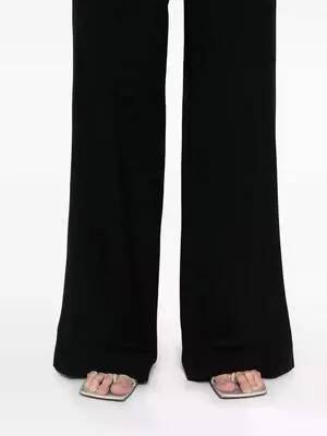 SAIID KOBEISY Tailored Floral Pants - Black