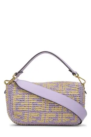 Fendi Raffia Convertible Baguette