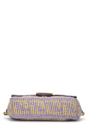Fendi Raffia Convertible Baguette