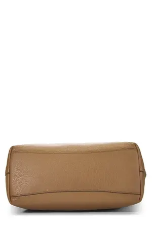 Prada Vitello Daino Embossed Logo Tote