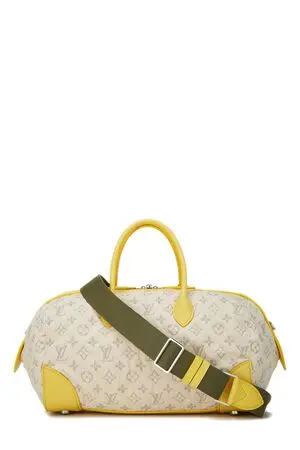 LOUIS VUITTON Monogram Denim Speedy Round - Yellow