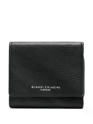 GIANNI CHIARINI Logo-stamp Wallet - Black
