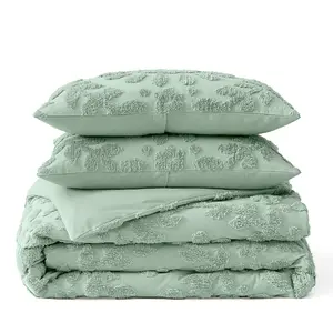 PERI HOME Laurel Chenille Comforter Set, Twin - Sage