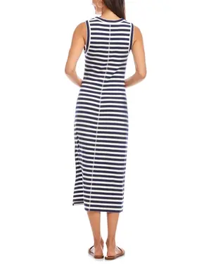Karen Kane Striped Midi Column Dress