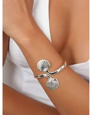 Ettika Santorini Cuff Bracelet - Silver