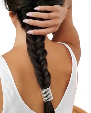 Ettika Ribbed Ponytail Cuff