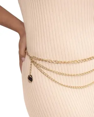 Ettika Multi Row Chain Belt