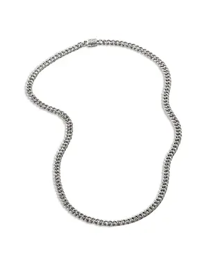 John Hardy Sterling Curb Chain Necklace - Silver