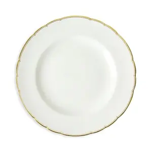 ROYAL CROWN DERBY Darley Abbey Pure Gold Dinner Plate - White / Gold