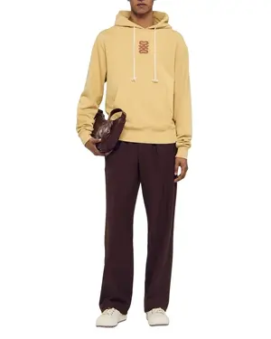 Sandro Oversized Patch Hoodie - Orcher Yellow