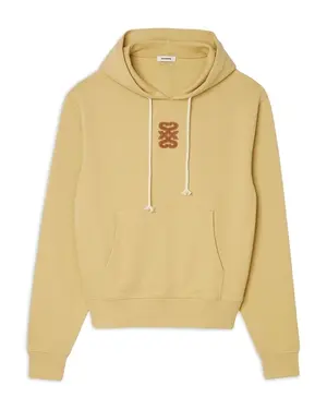 Sandro Oversized Patch Hoodie - Orcher Yellow