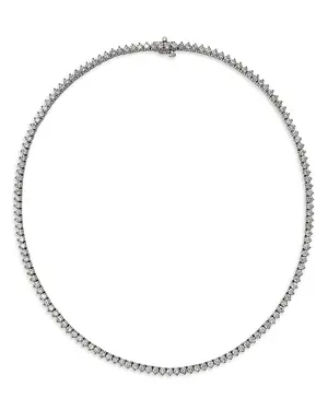 Bloomingdale'S Certified Lab Grown Diamond Tennis Necklace In 14k - White