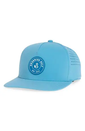 SWANNIES Wade Perforated Baseball Cap - Ocean
