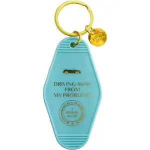 JOLLITY & CO Vintage Motel Keychain - Driving Away From My Problems