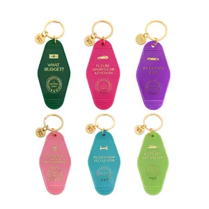 JOLLITY & CO Vintage Motel Keychain - Pilates Now Pizza Later