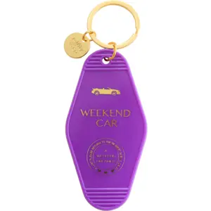 JOLLITY & CO Vintage Motel Keychain - Weekend Car