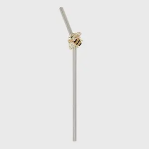 JOANNA BUCHANAN Metal Straws - Silver