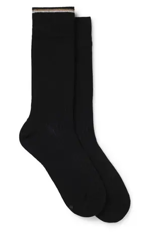 BOSS Assorted Crew Socks 2 Pack - Black