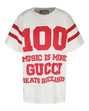 Gucci Short Sleeve T-shirt - White Red