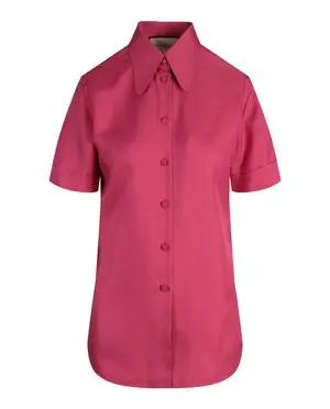 Gucci Short Sleeve Collared Blouse