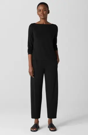 Eileen Fisher Jersey Ankle Lantern Pants