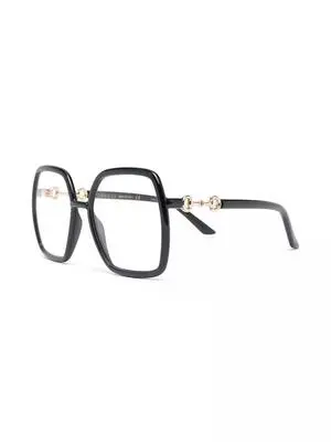 Gucci Oversize-frame Horsebit-detail Glasses