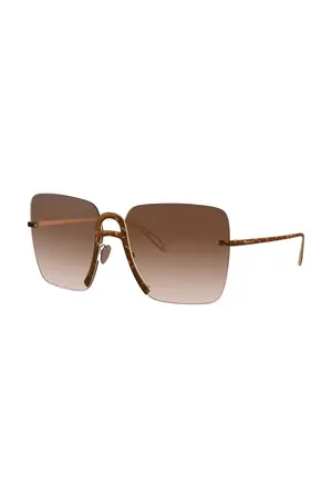 Giorgio Armani Ar6118 Square Frame Sunglasses - Brown