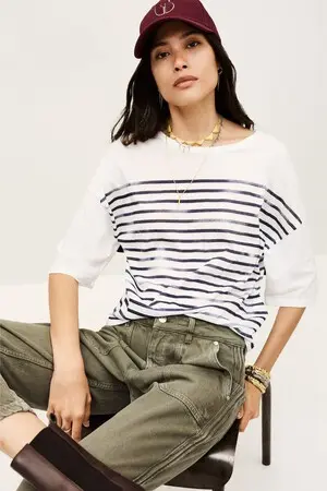 Ba&sh Crysbo Oversized Sailor T-shirt