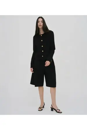 Rosetta Getty Tailored Crewneck Jacket - Black