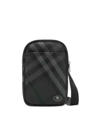 Burberry Grid Sling Bag - Grey