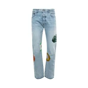 Amiri Travel Patch Straight Jeans