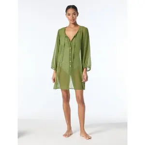 Michael Kors Cover Up Shirt Evergreen