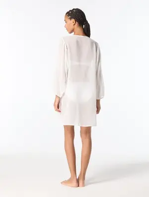 Michael Kors Cover Up Shirt - White