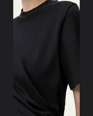 Loewe Short-sleeve Draped Twisted T-shirt