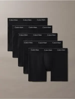 Calvin Klein Icon Cotton Stretch 5-pack Boxer Brief - Black