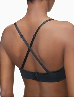 Calvin Klein Strapless Push-up Bra - Black