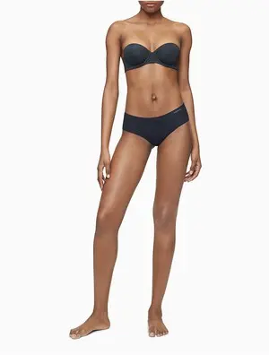 Calvin Klein Strapless Push-up Bra - Black