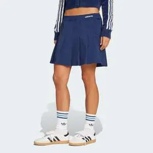 Adidas Pleated Ripstop Skirt - Night Indigo