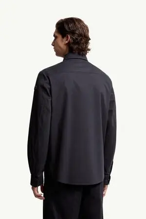Moncler Cotton Gabardine Long Sleeve Shirt
