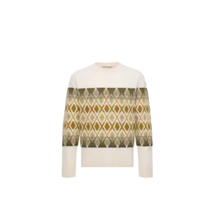 Moncler Rhombus Pattern Virgin Wool Sweater - Multicolor