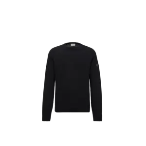 Moncler MONCLER COLLECTION Wool And Cashmere Crew Neck Sweater Black