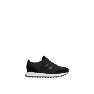 Moncler Pacey2 Suede & Nubuck Sneakers - Black