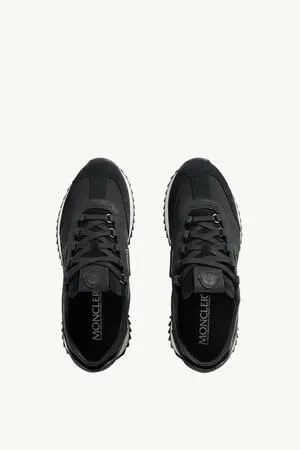 Moncler Pacey2 Suede & Nubuck Sneakers - Black