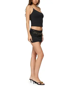 EDIKTED Ashlyn Ring Chain Mini Skirt