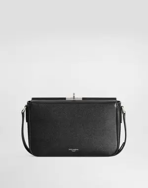 Dolce & Gabbana Marlene Alpine Calfskin Crossbody Bag - Black
