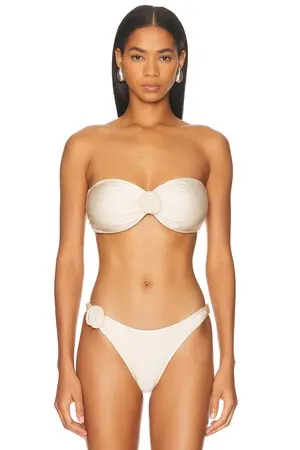 BANANHOT Lula Bikini Top - Macadamia