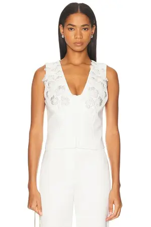 Ila Terry Applique Detailed Vest