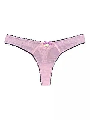 Fleur Du Mal Sabrina Thong - Pink