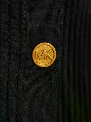 Michael Kors V-neck Ribbed Dress